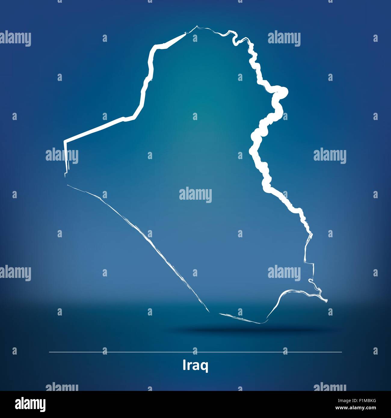 Republic iraq map design Stock Vector Images - Alamy
