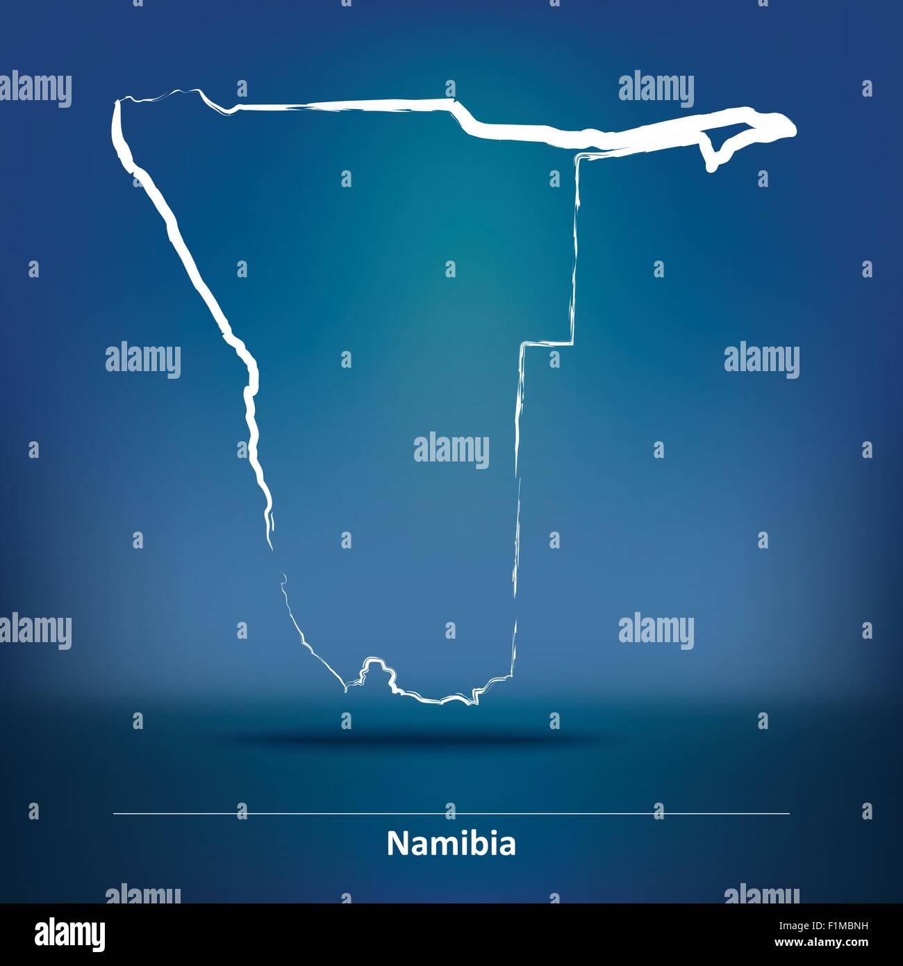 Namibia map vector vectors hi-res stock photography and images - Alamy