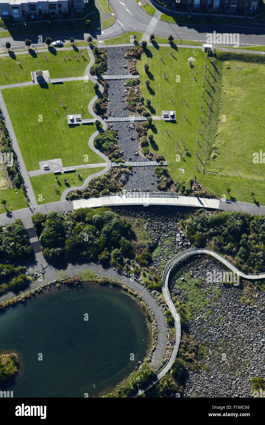 Maungarei Springs Wetland, Stonefields housing development, Mount ...
