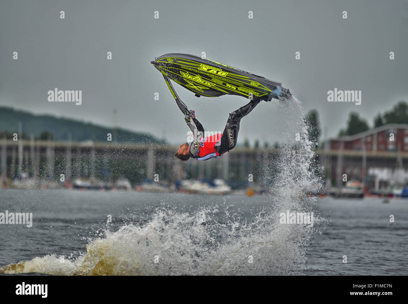 Flipping the waves Stock Photo - Alamy