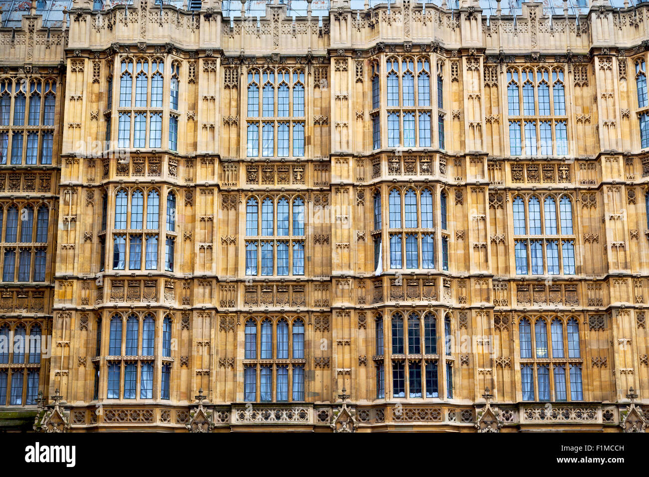 in london old historical parliament glass window structure and terrace ...