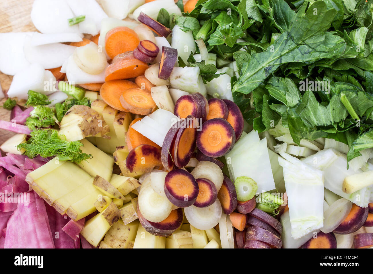 fresh, cut vegetables Stock Photo - Alamy