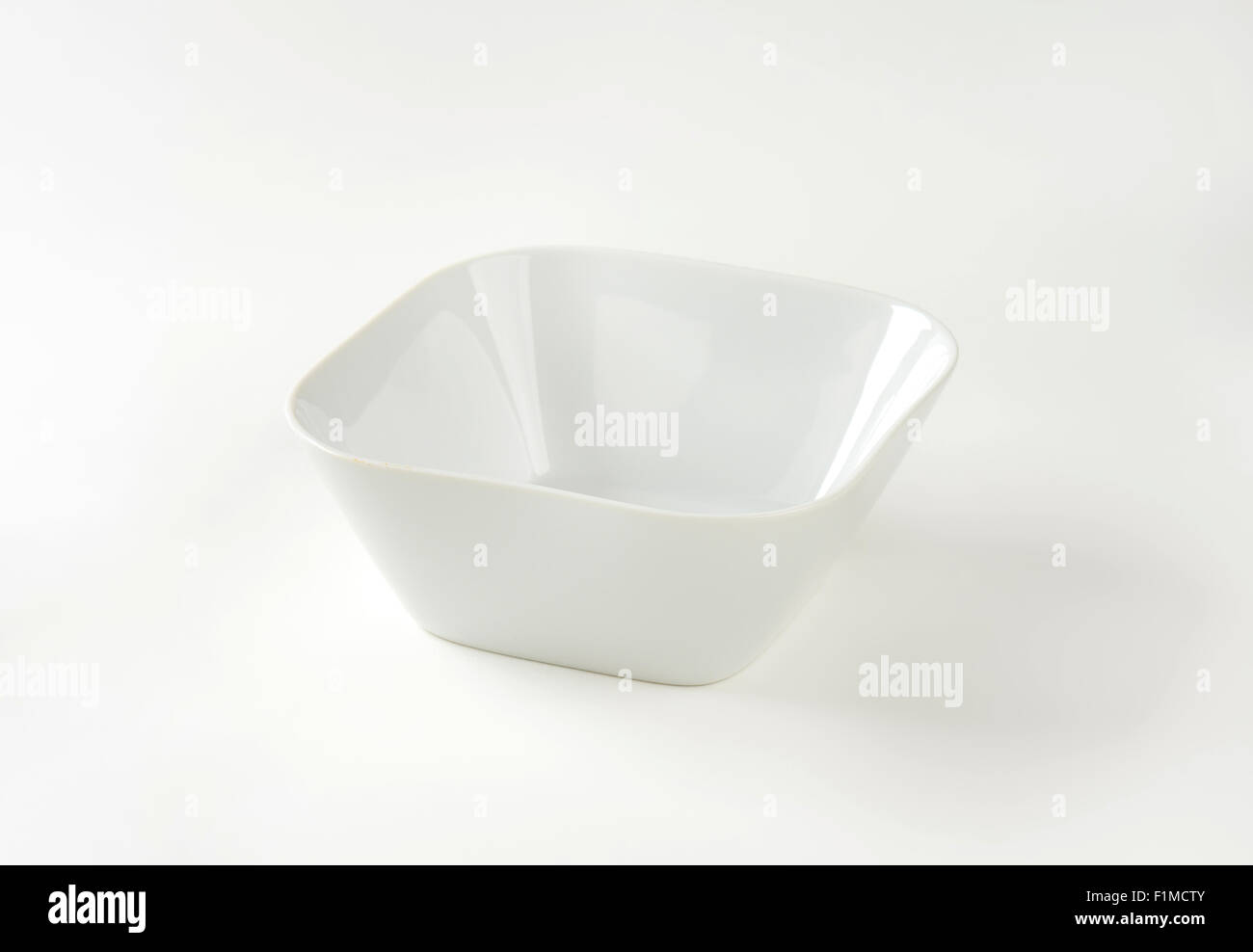 white square bowl on white background Stock Photo - Alamy
