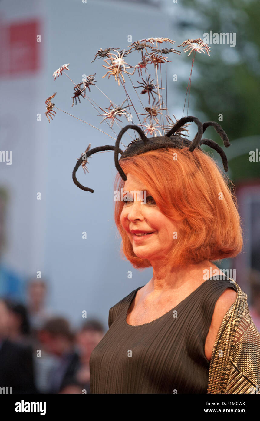Venice, Italy. 03rd Sep, 2015. Marina Ripa di Meana at the gala ...