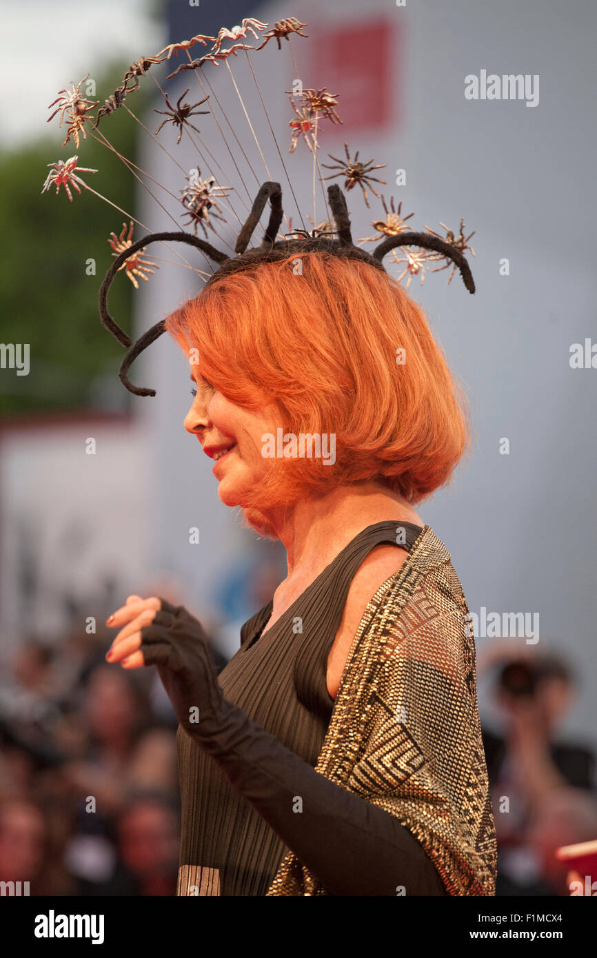 Venice, Italy. 03rd Sep, 2015. Marina Ripa di Meana at the gala ...
