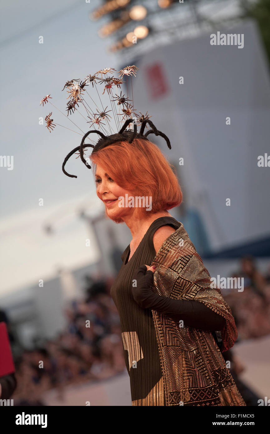 Venice, Italy. 03rd Sep, 2015. Marina Ripa di Meana at the gala ...