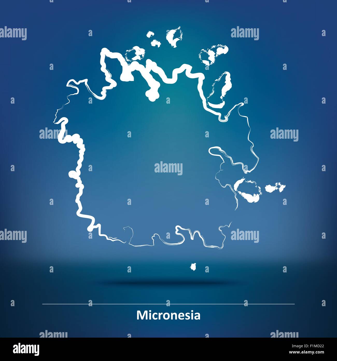 Map of micronesia hi-res stock photography and images - Alamy