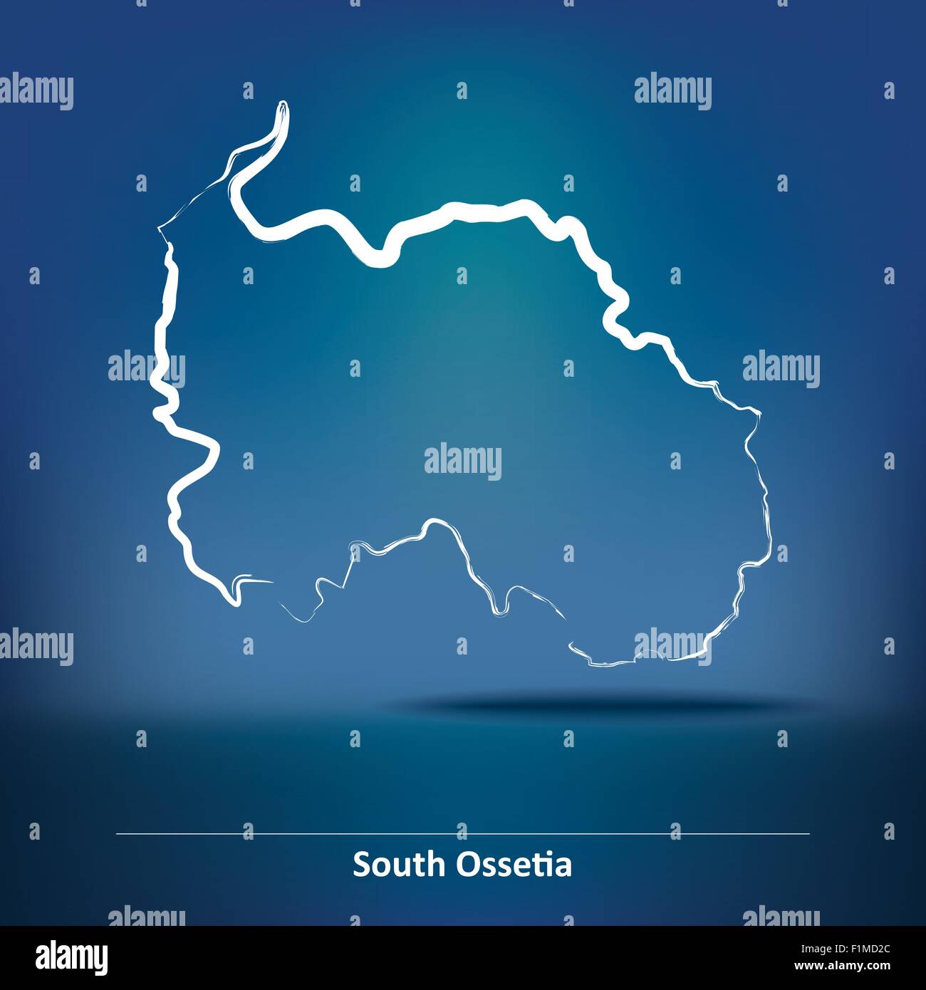 South ossetia map hi-res stock photography and images - Alamy