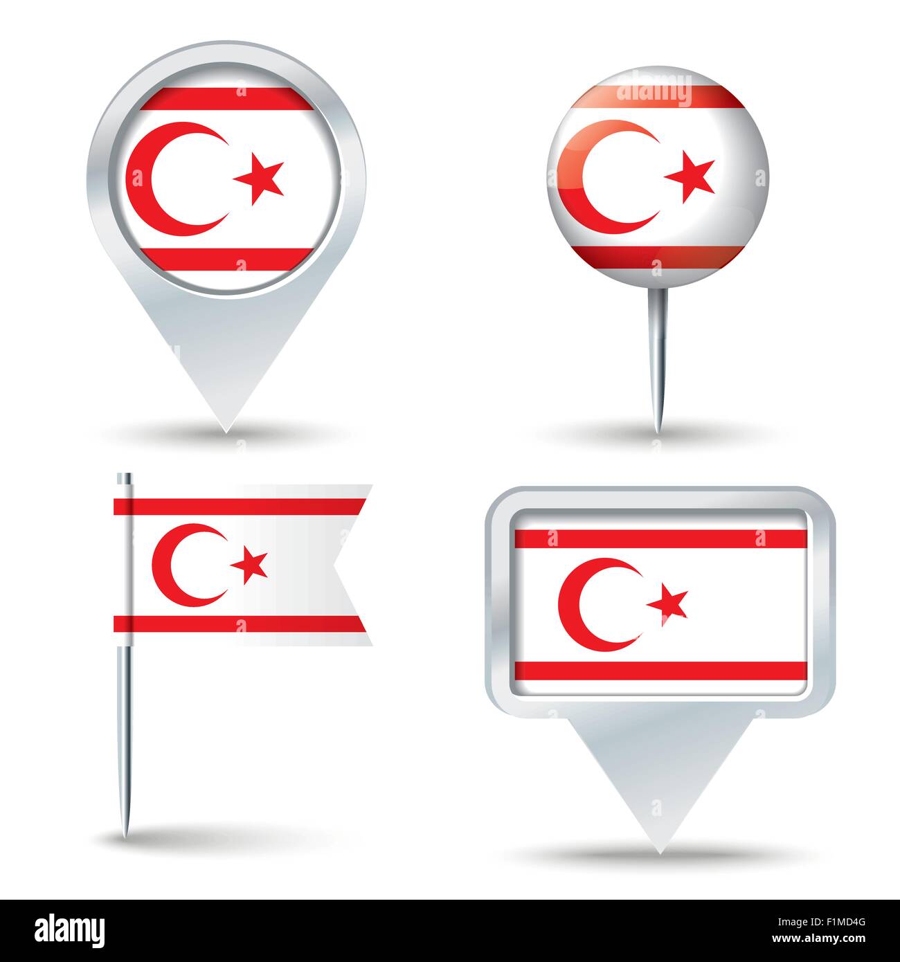 Northern cyprus map hi-res stock photography and images - Alamy