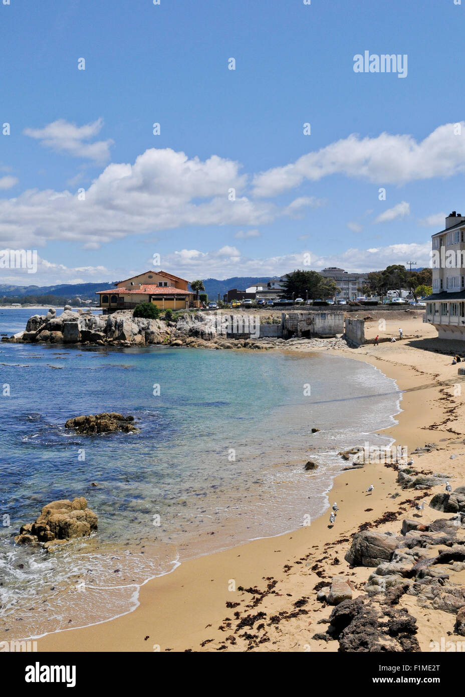 View of a beach shoreline Stock Photo - Alamy