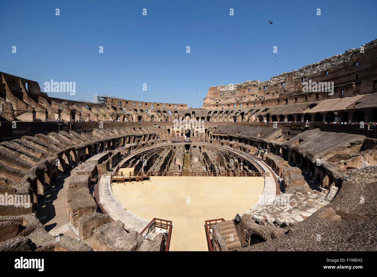 Rome. Italy. Inside the Roman Colosseum Stock Photo - Alamy
