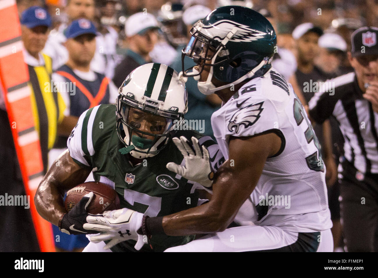 East Rutherford, New Jersey, USA. 03rd Sep, 2015. New York Jets wide ...