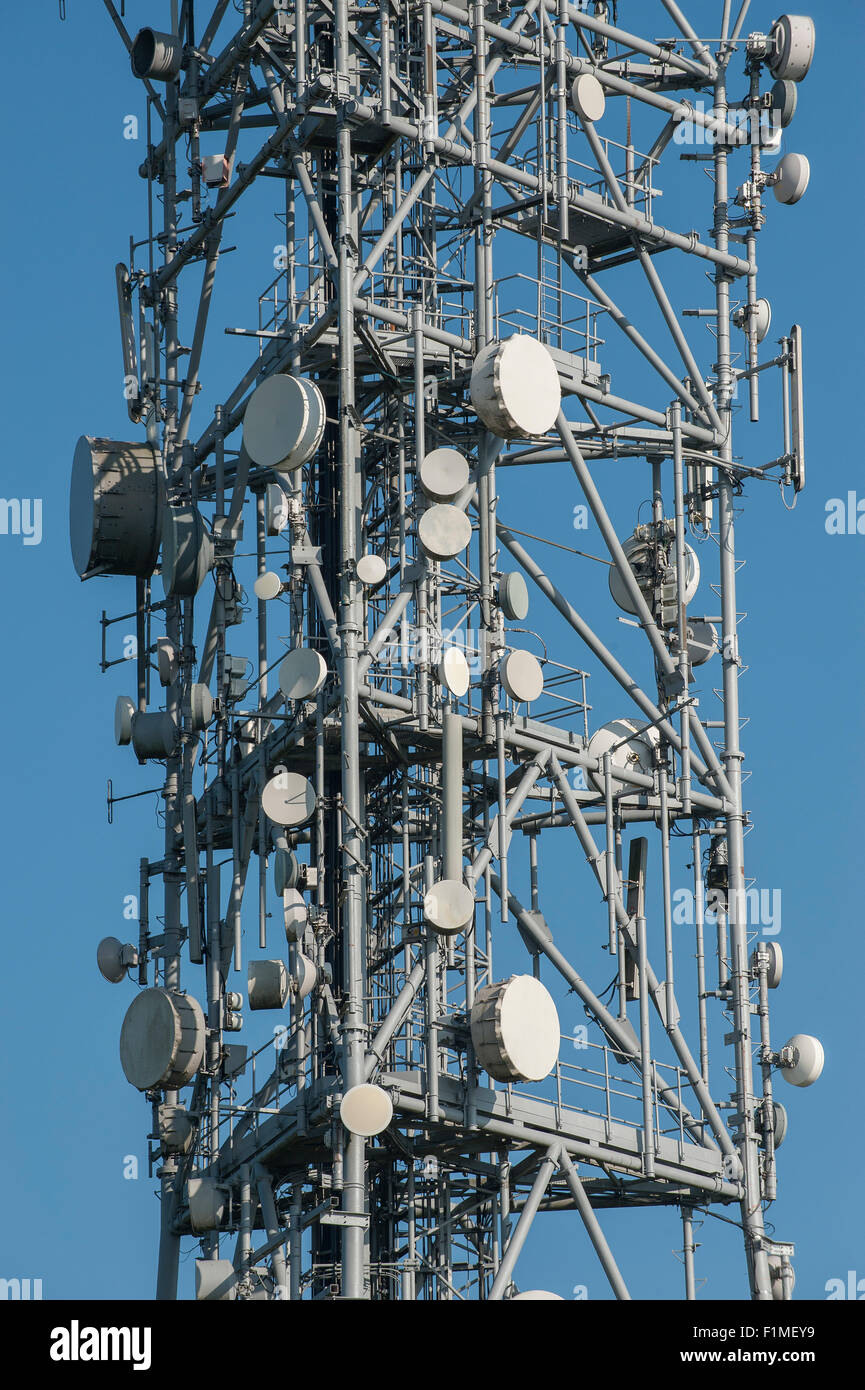 Microwave Communications Tower