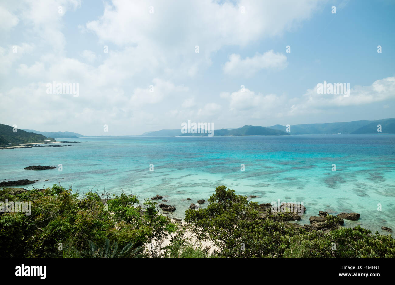 Beautiful tropical beach paradise of Amami Oshima in Southern Japan ...
