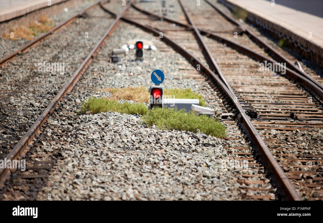 Old rails hi-res stock photography and images - Alamy