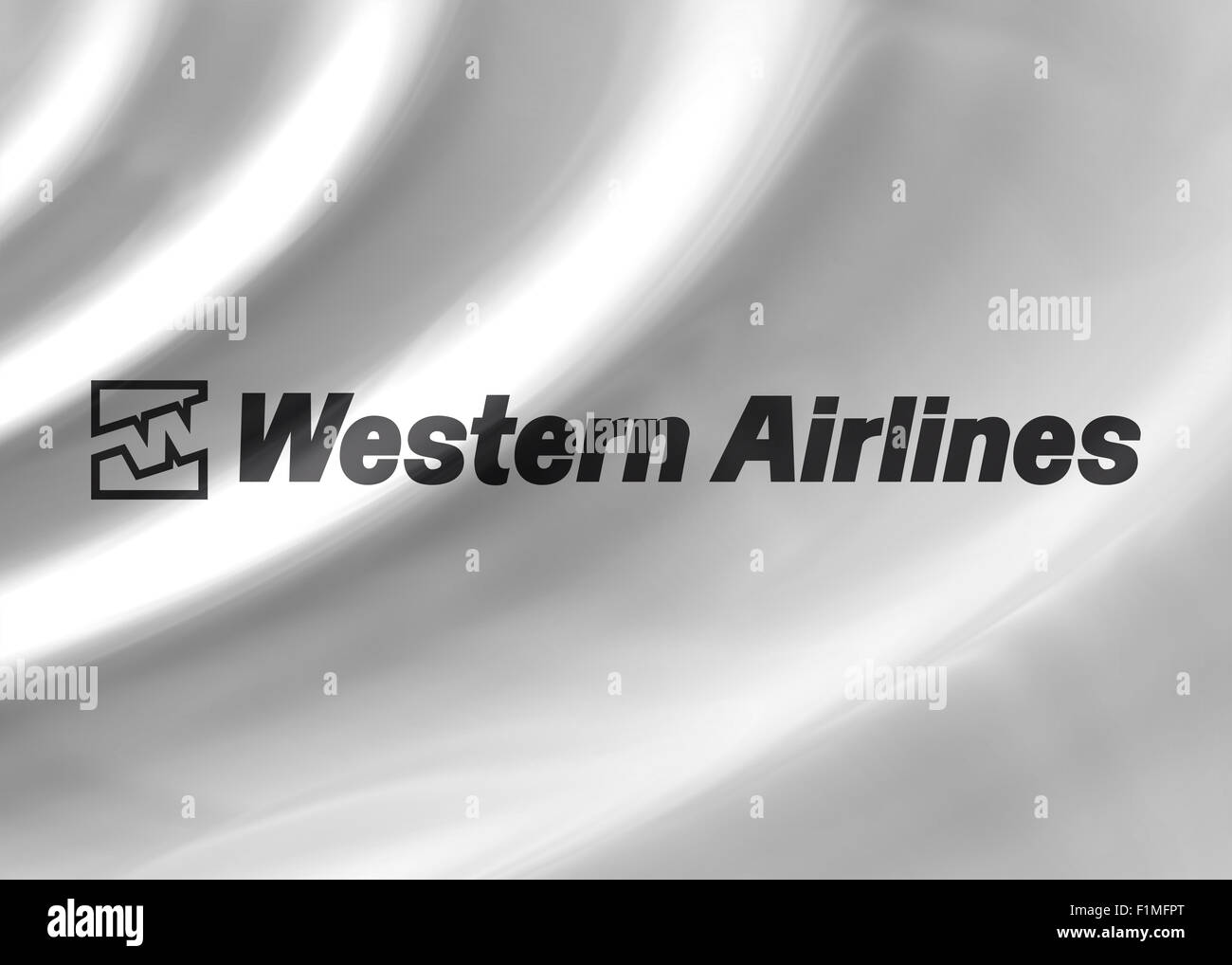 Western Airlines logo icon flag emblem sign Stock Photo - Alamy