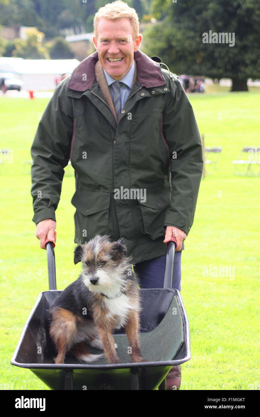 Peak District, Derbyshire, UK. 4 Sept 2015. Farmer and BBC Countryfile ...
