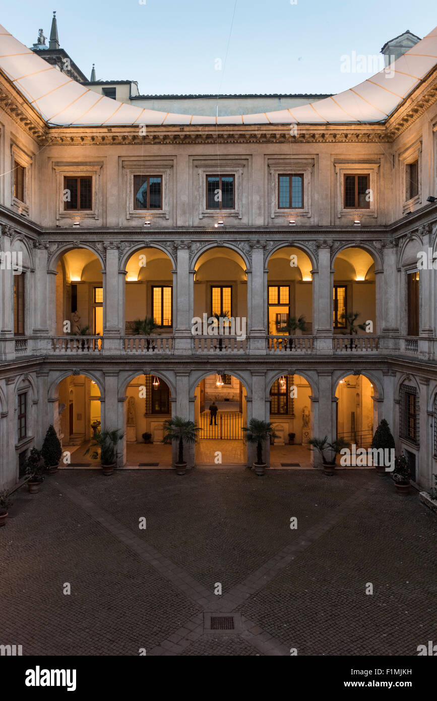 Rome. Italy. Courtyard of Palazzo Altemps. Museo Nazionale Romano Stock ...