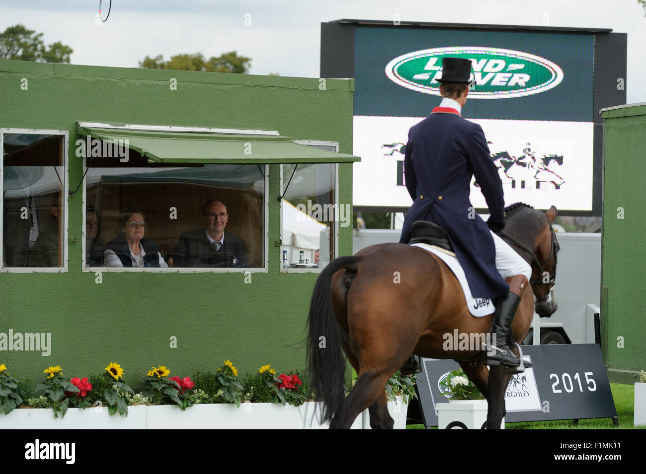 Dressage arena judges box hi-res stock photography and images - Alamy