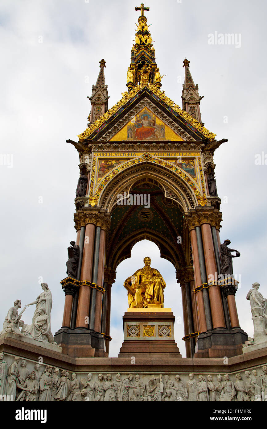 albert monument in london england kingdome and old construction Stock ...