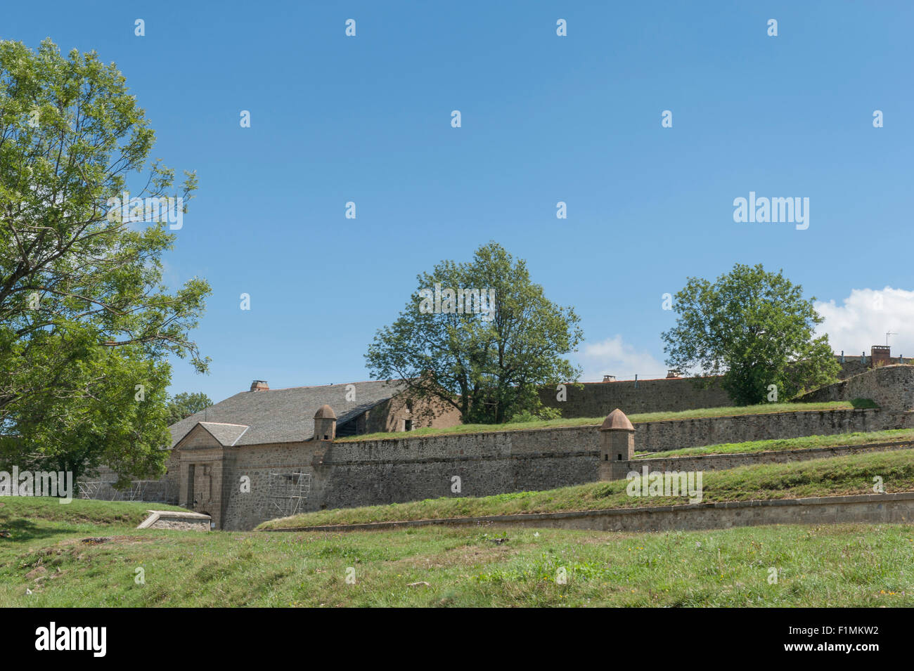The world heritage citadel of Vauban 's fortifications at Mont-Louis ...