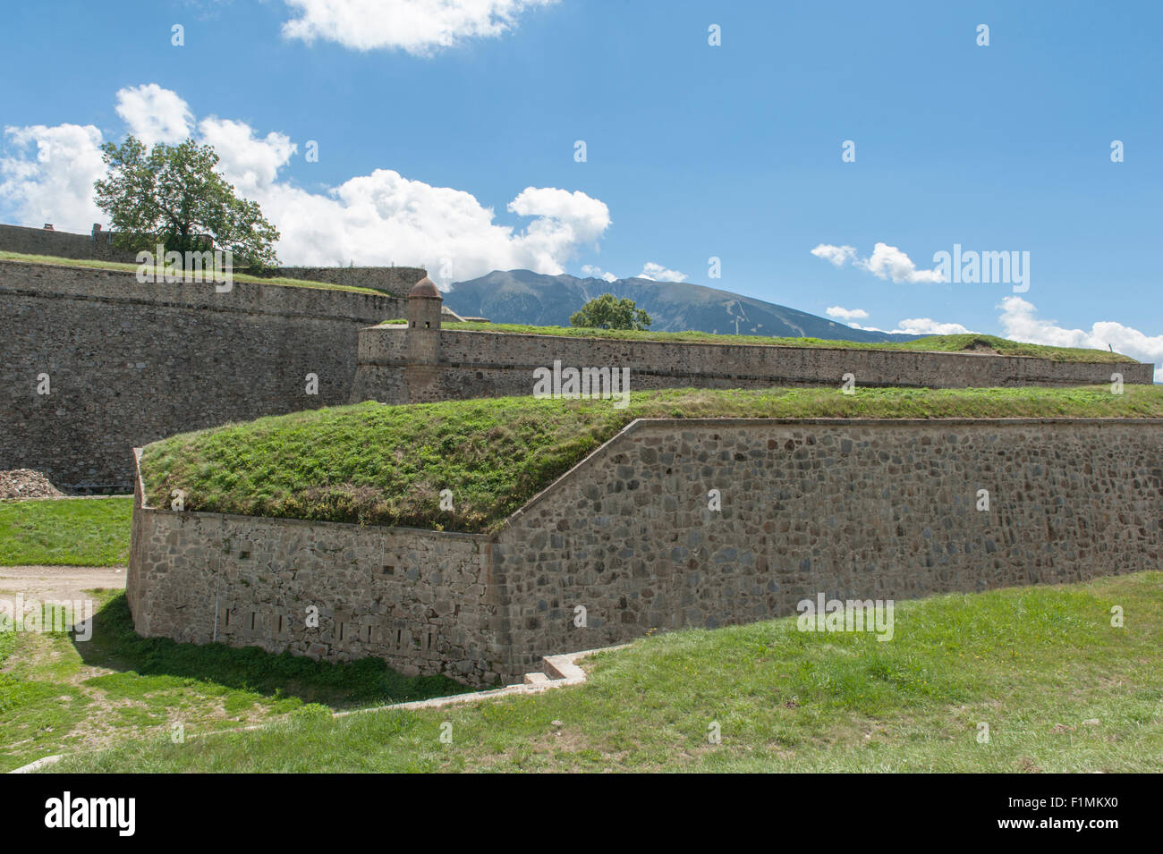 The world heritage citadel of Vauban 's fortifications at Mont-Louis ...