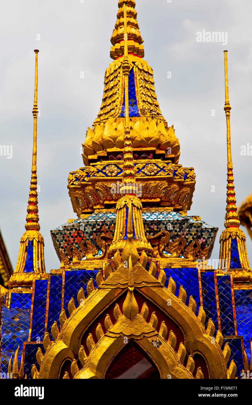 thailand asia in bangkok rain temple abstract cross colors roof wat ...