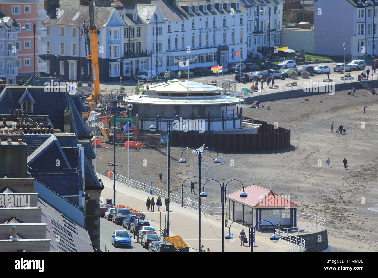 Aberystwyth bandstand construction hi-res stock photography and images ...