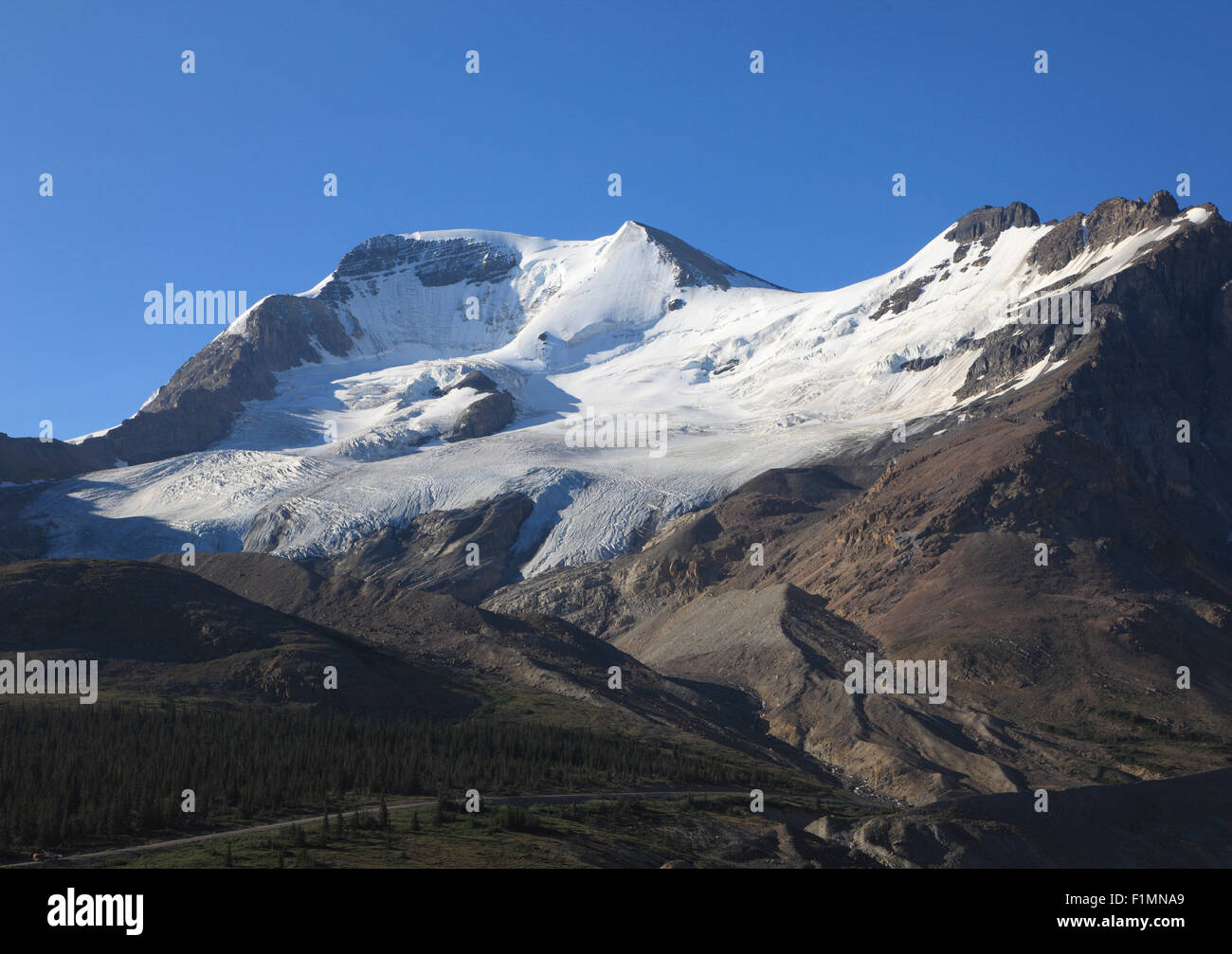 Canada, Alberta, Jasper National Park, Columbia Icefield, glacier Stock ...