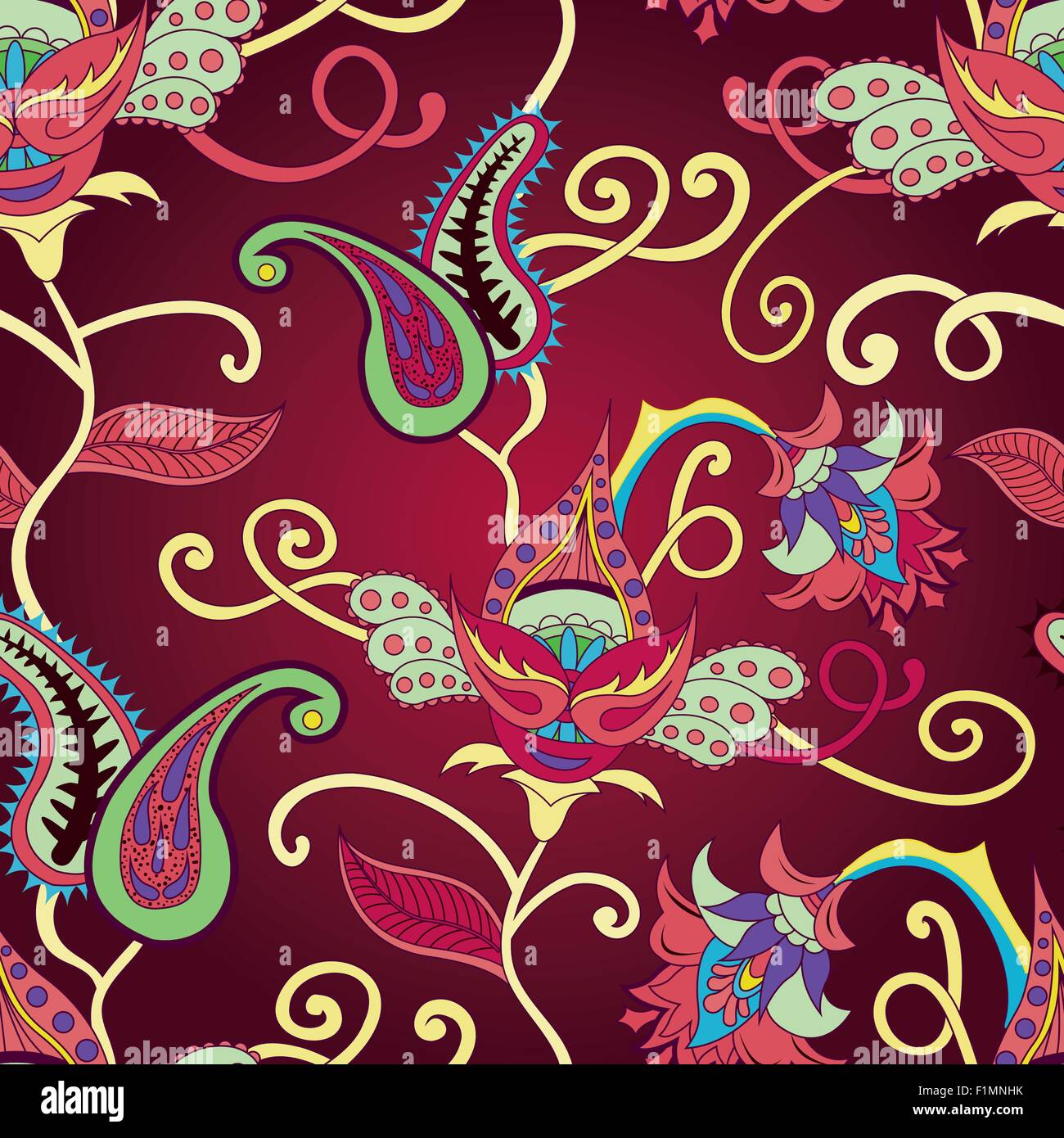 Indian paisley fabric design hi-res stock photography and images - Alamy