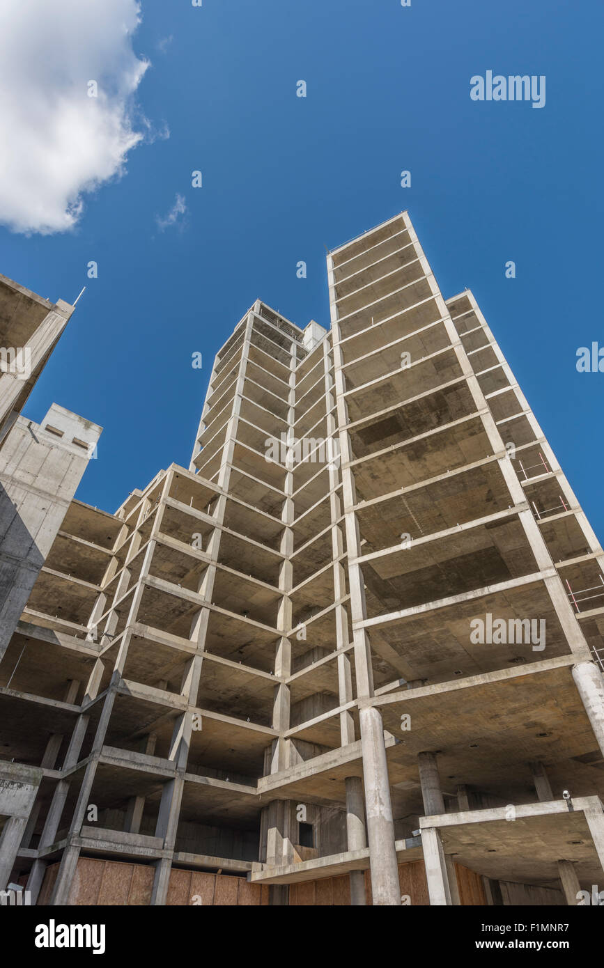 Abandoned unfinished apartment blocks hi-res stock photography and ...