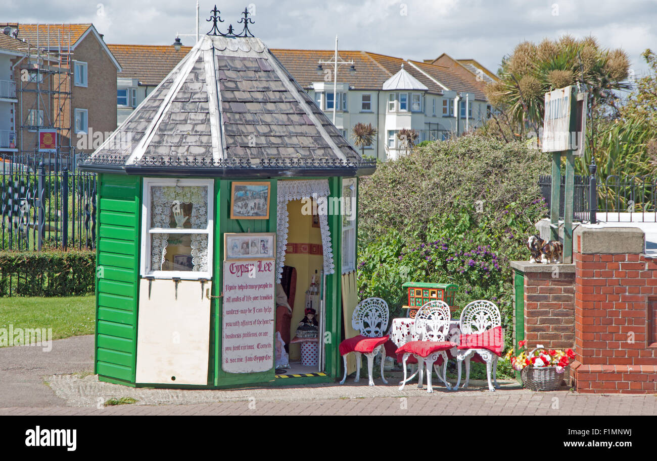 Bognor Regis, Gypsy Lee Fortune Teller Front, Sussex, England Stock ...
