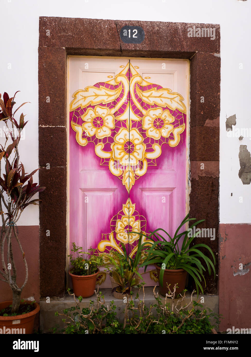 The Painted Doors of Funchal Old Town, Madeira, Portugal. ArT of opEN ...