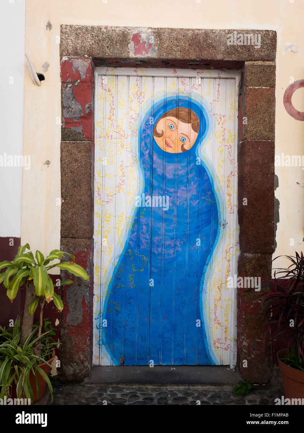 The Painted Doors of Funchal Old Town, Madeira, Portugal. ArT of opEN ...
