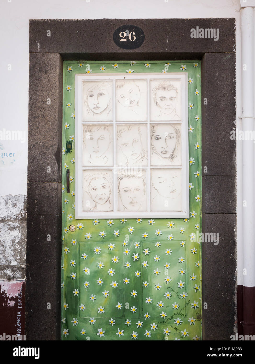 The Painted Doors of Funchal Old Town, Madeira, Portugal. ArT of opEN ...