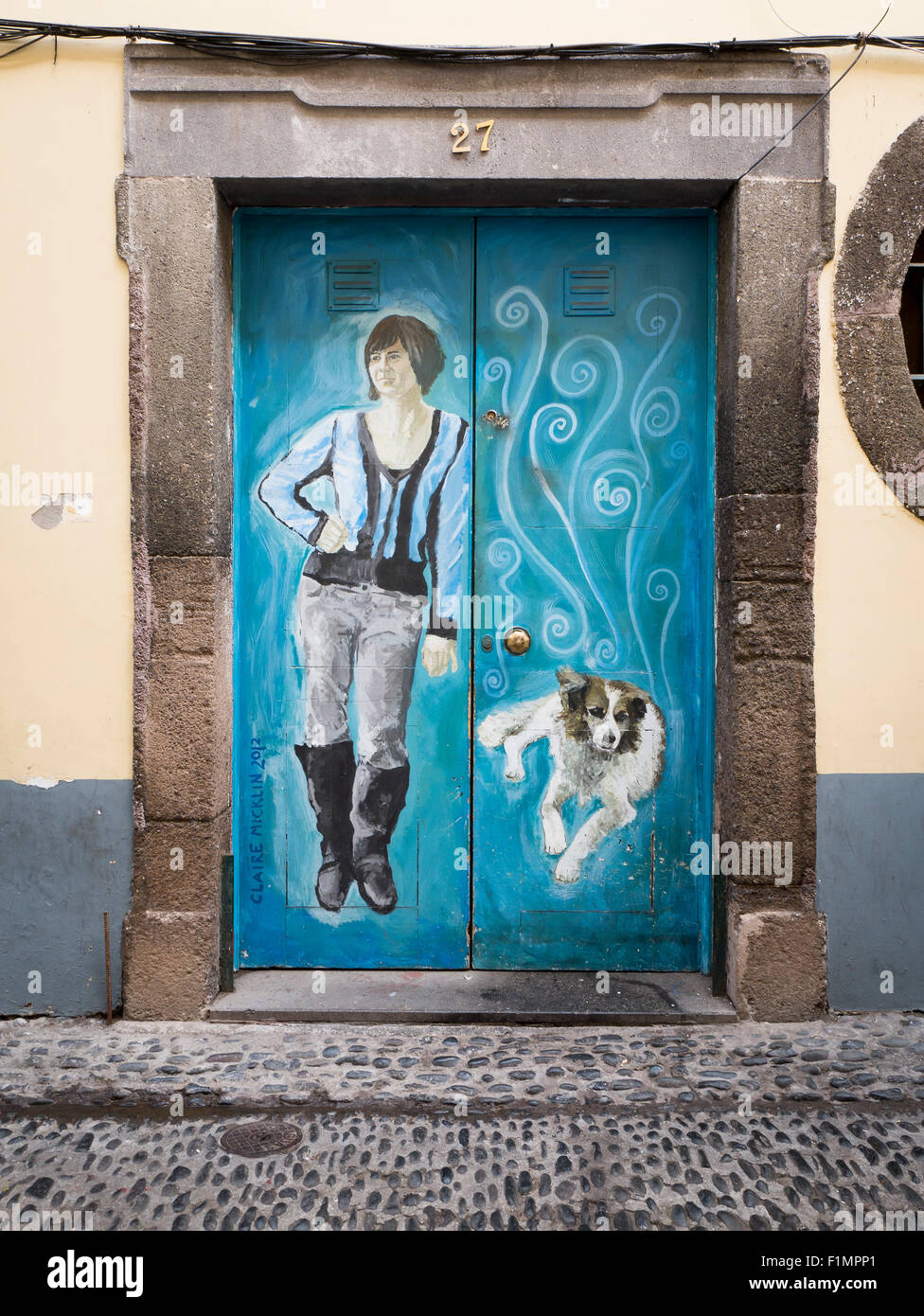 The Painted Doors of Funchal Old Town, Madeira, Portugal. ArT of opEN ...