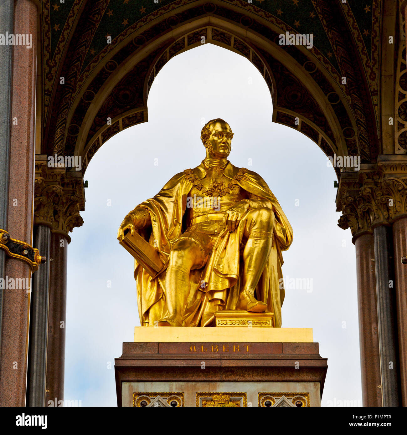 albert monument in london england kingdome and old construction Stock ...