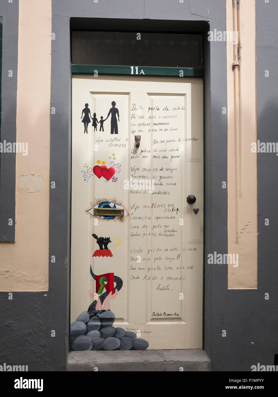 The Painted Doors of Funchal Old Town, Madeira, Portugal. ArT of opEN ...