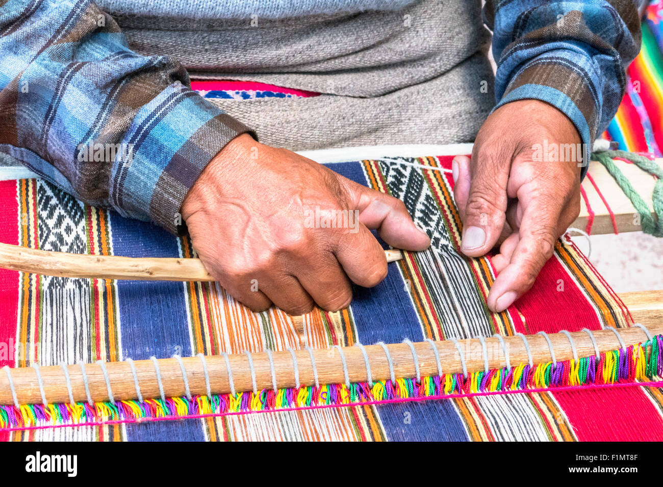 Native american weaver hi-res stock photography and images - Alamy