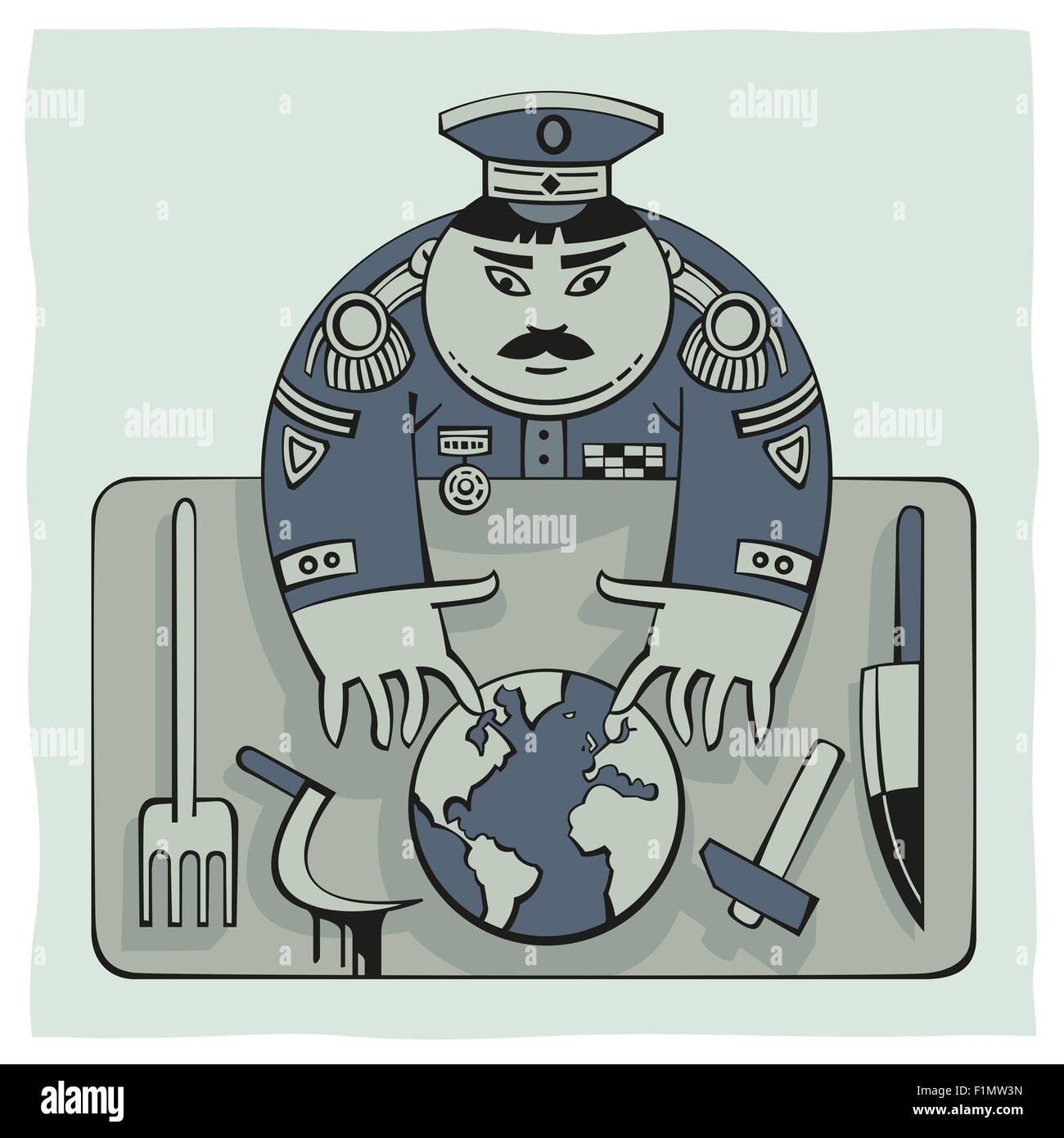 Conquering general Cut Out Stock Images & Pictures - Alamy