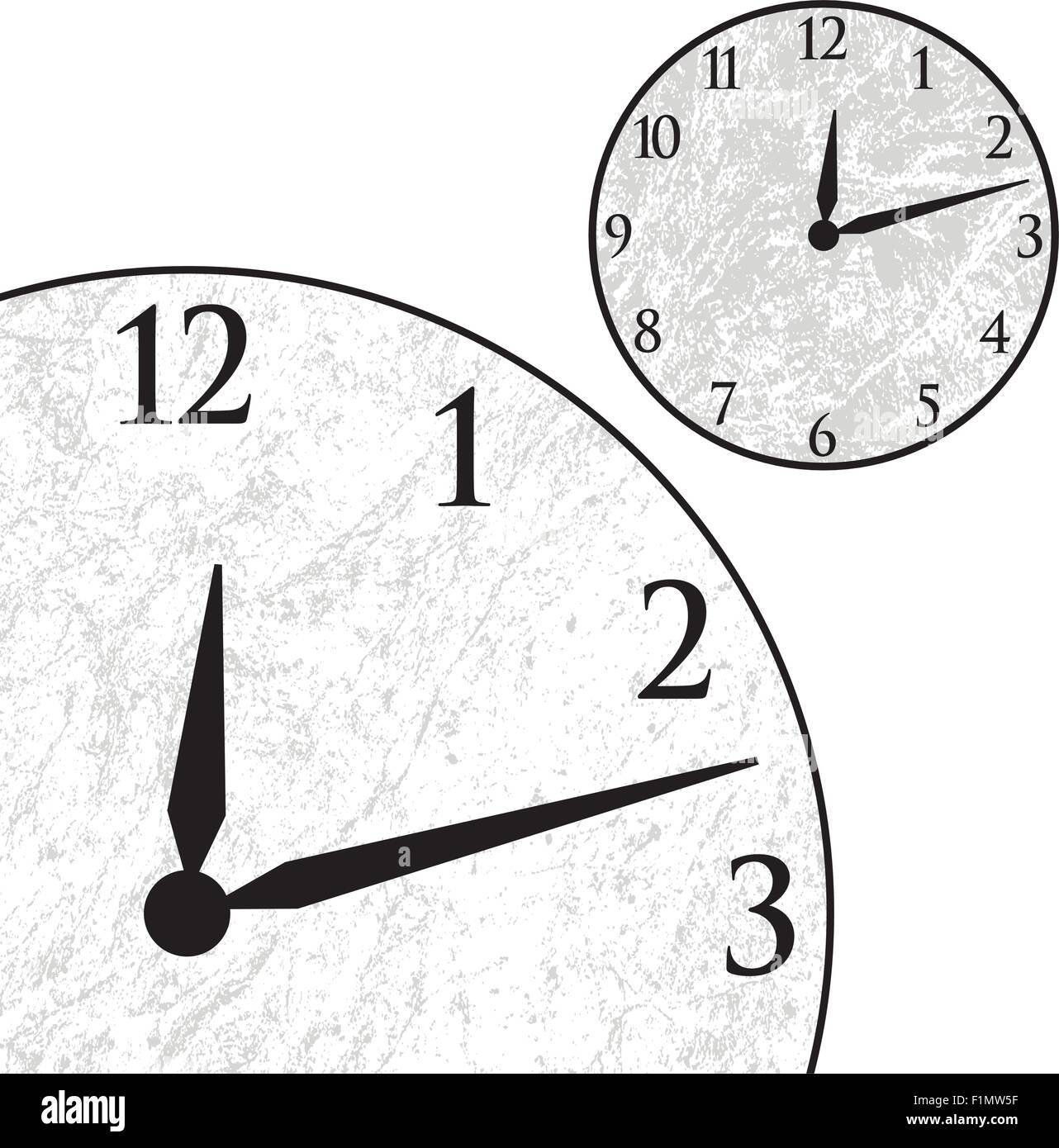 Clock face graphic Stock Vector Images - Alamy