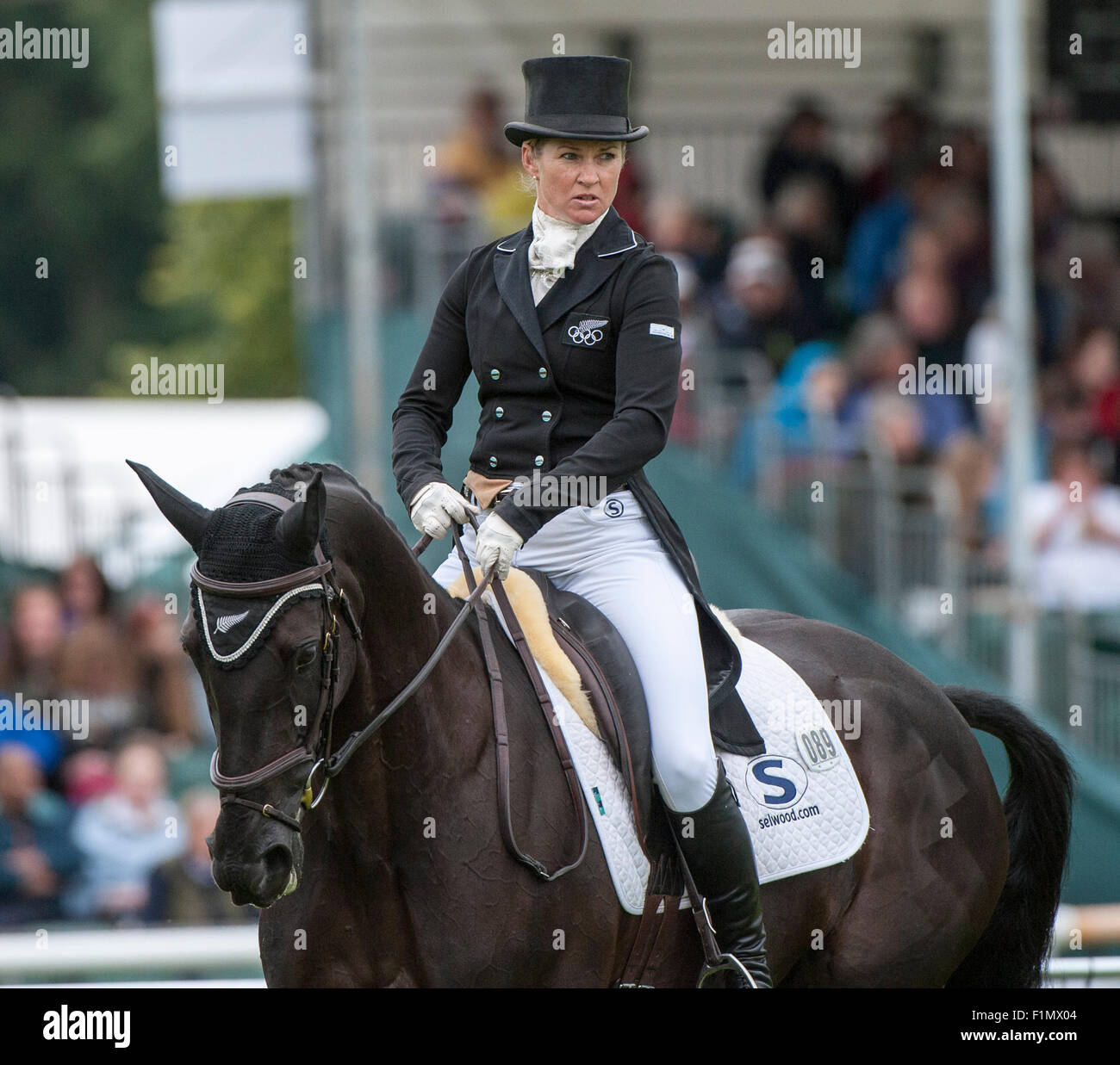 Stamford, Lincs, UK. 4th September, 2015.Jonelle Price (NZL) and ...