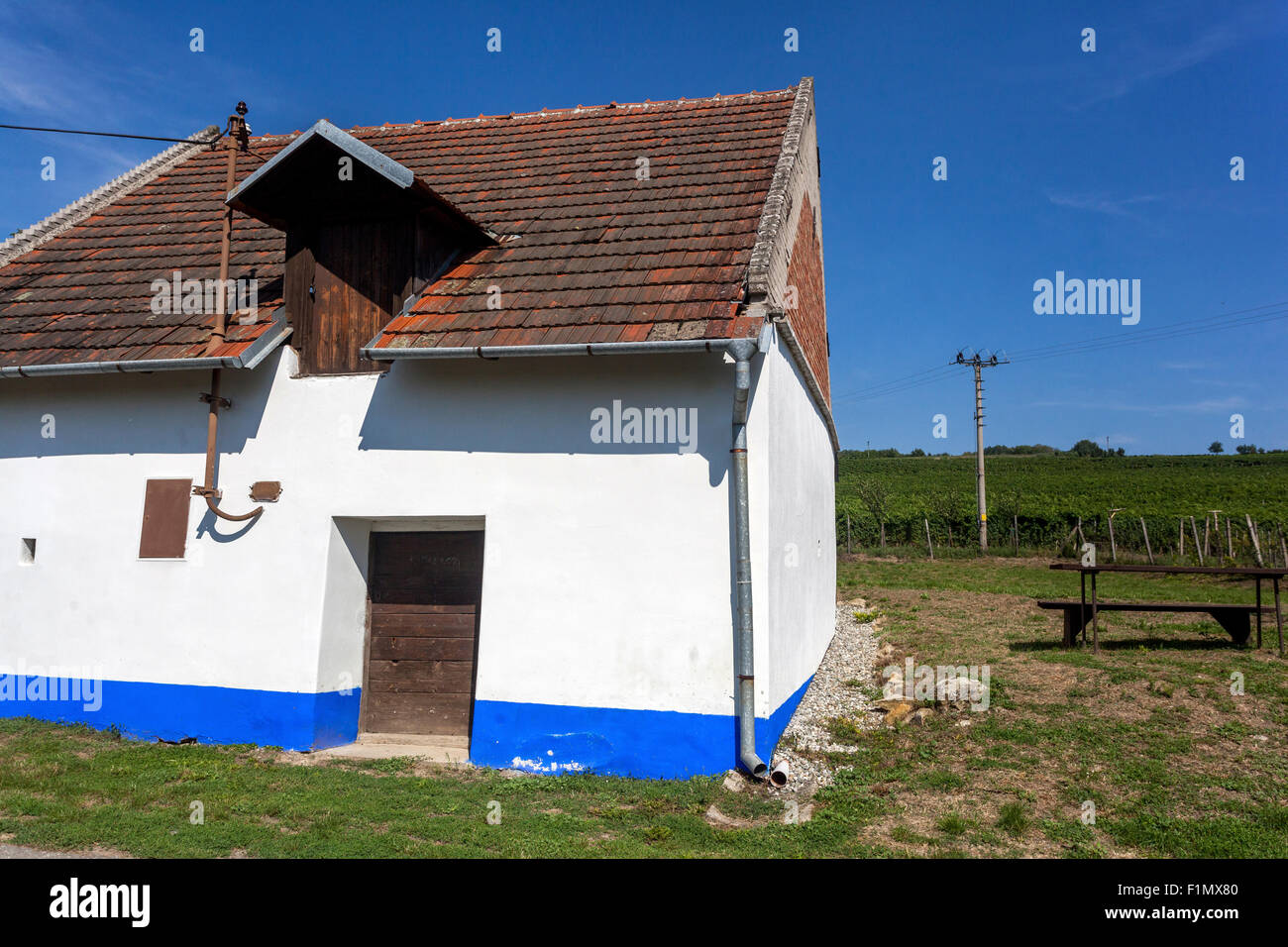 Wine cellars, Blatnice pod Svatym Antoninkem, Region Slovacko, South ...