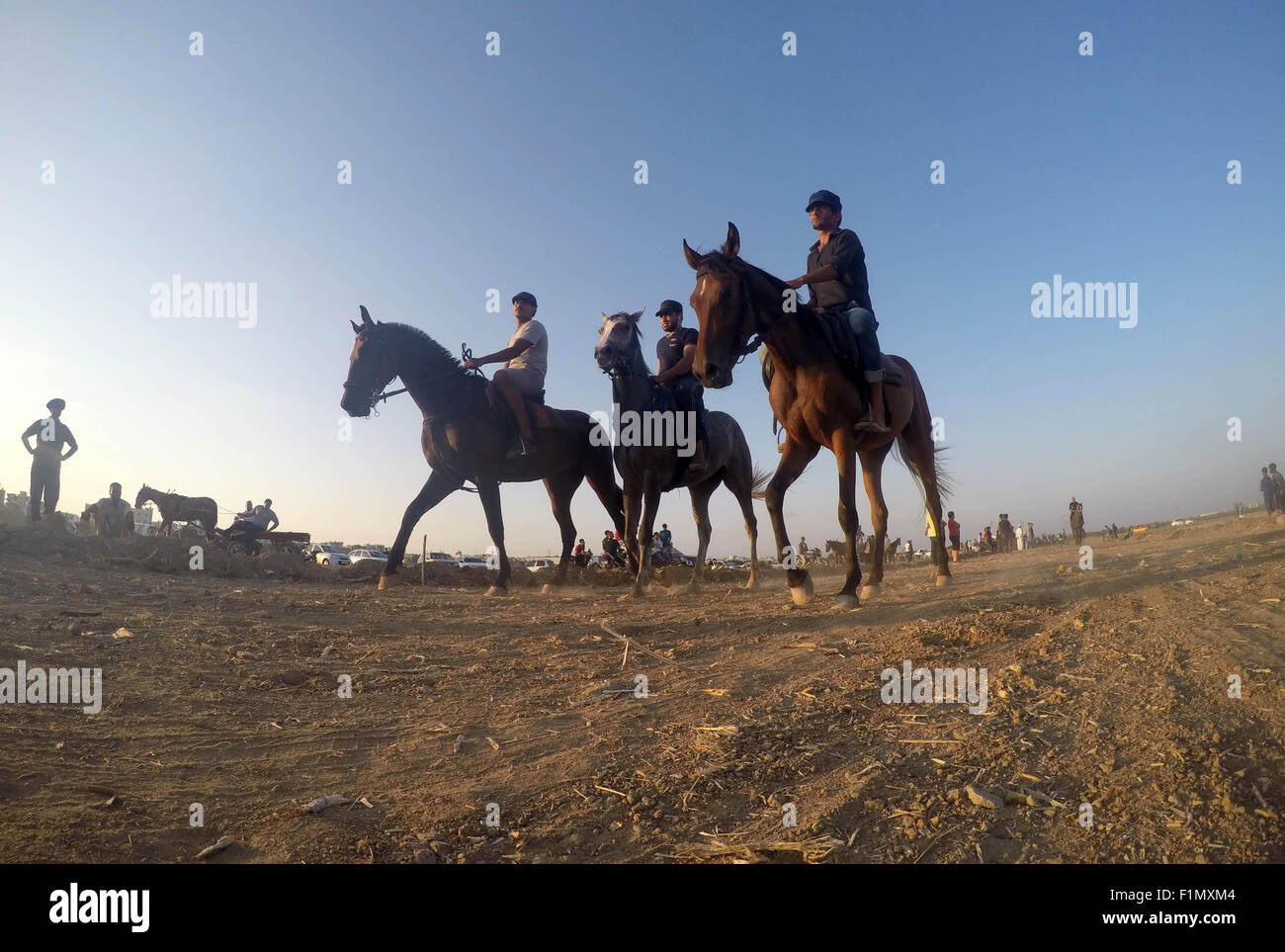 Gaza, Gaza Strip, Palestinian Territory. 4th Sep, 2015. Palestinian ...
