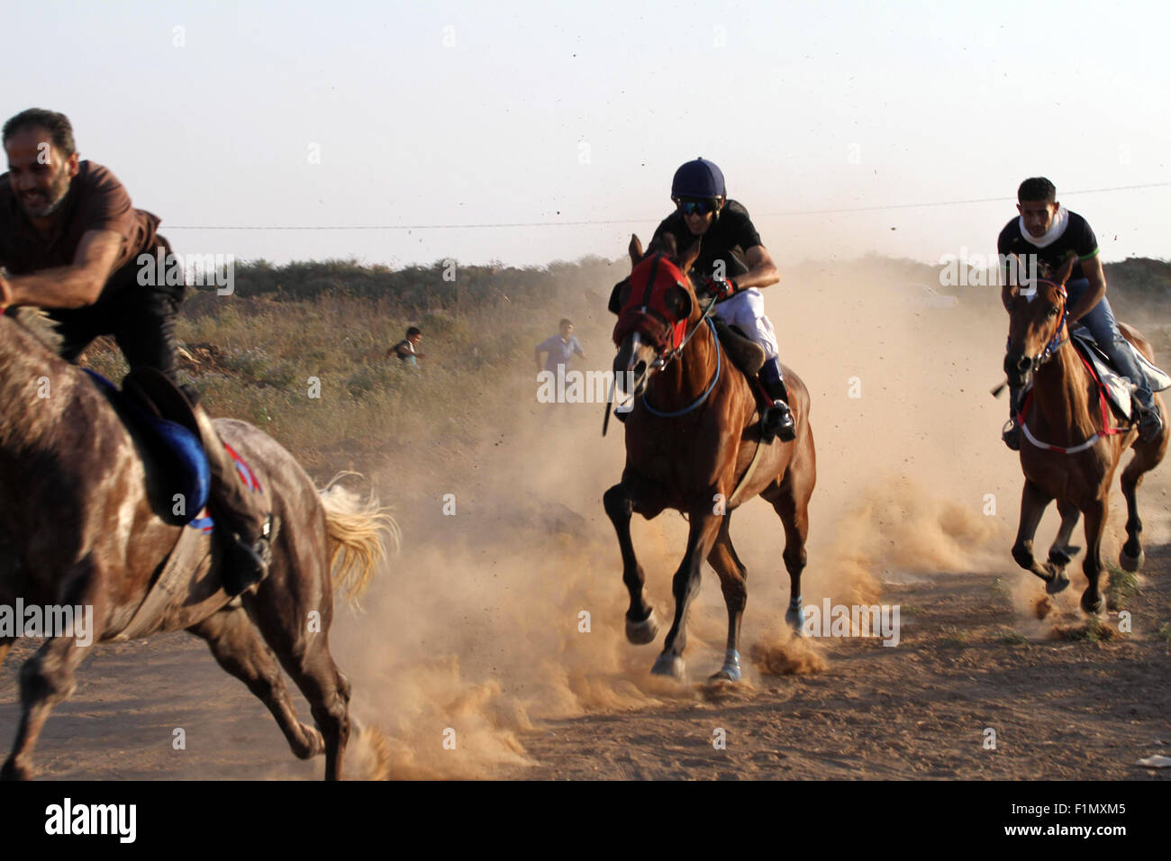Gaza, Gaza Strip, Palestinian Territory. 4th Sep, 2015. Palestinian ...