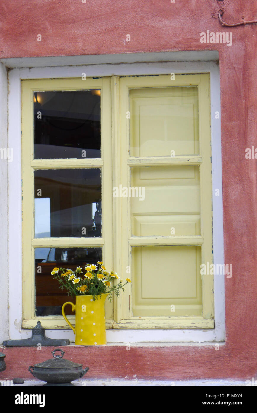 window bar, restaurant Greece Stock Photo - Alamy