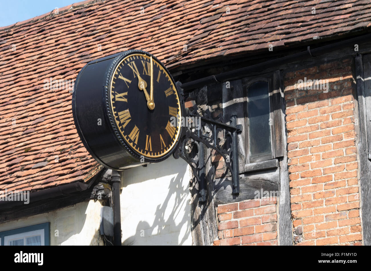 West Wycombe Hill, Buckinghamshire, Church Hall Clock, St Lawence's ...