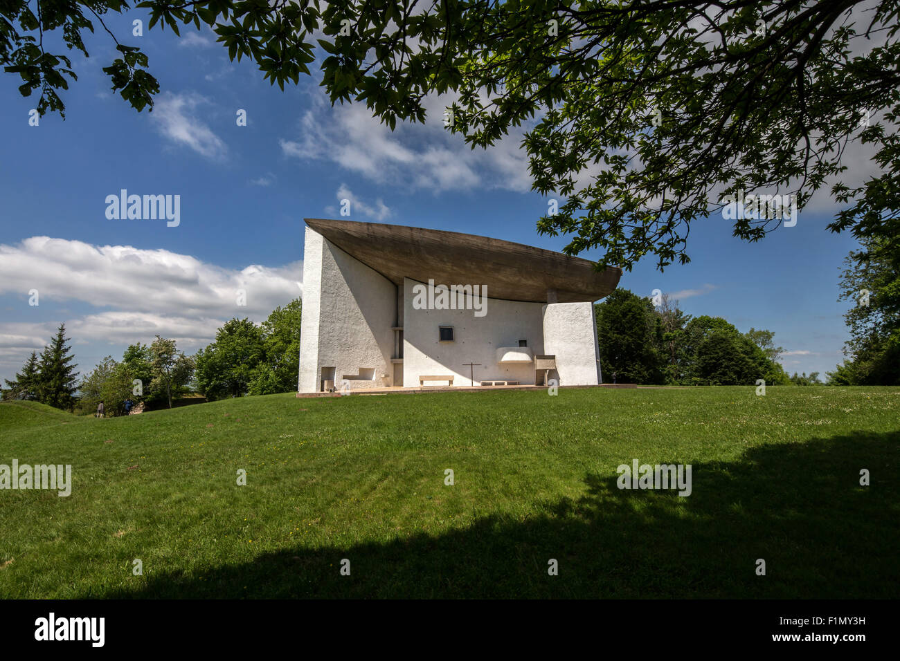 Notre Dame du Haut, Ronchamp chapel designed by Swiss-French architect ...