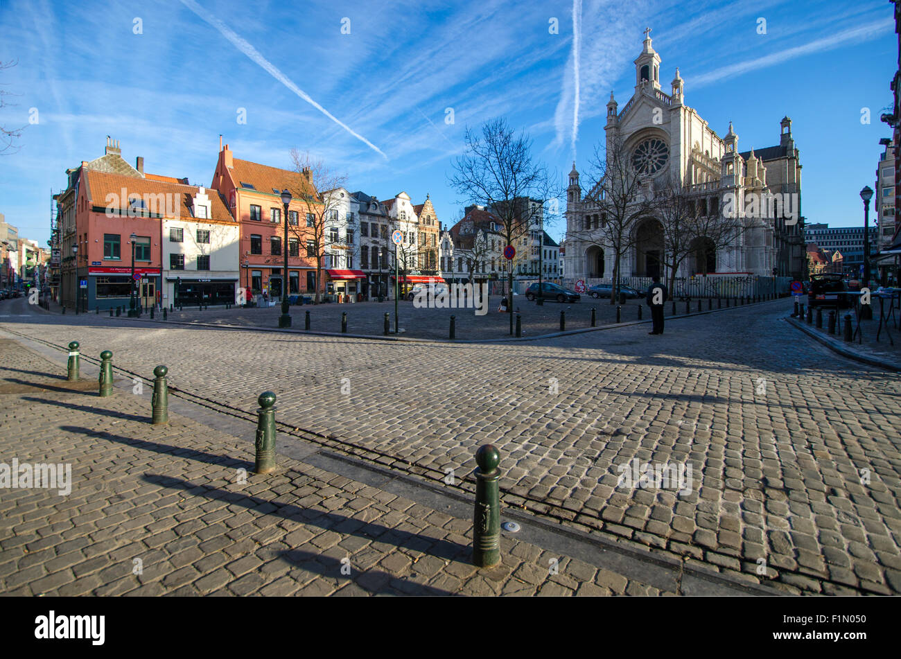A beautiful sunny day in Brussels Stock Photo - Alamy