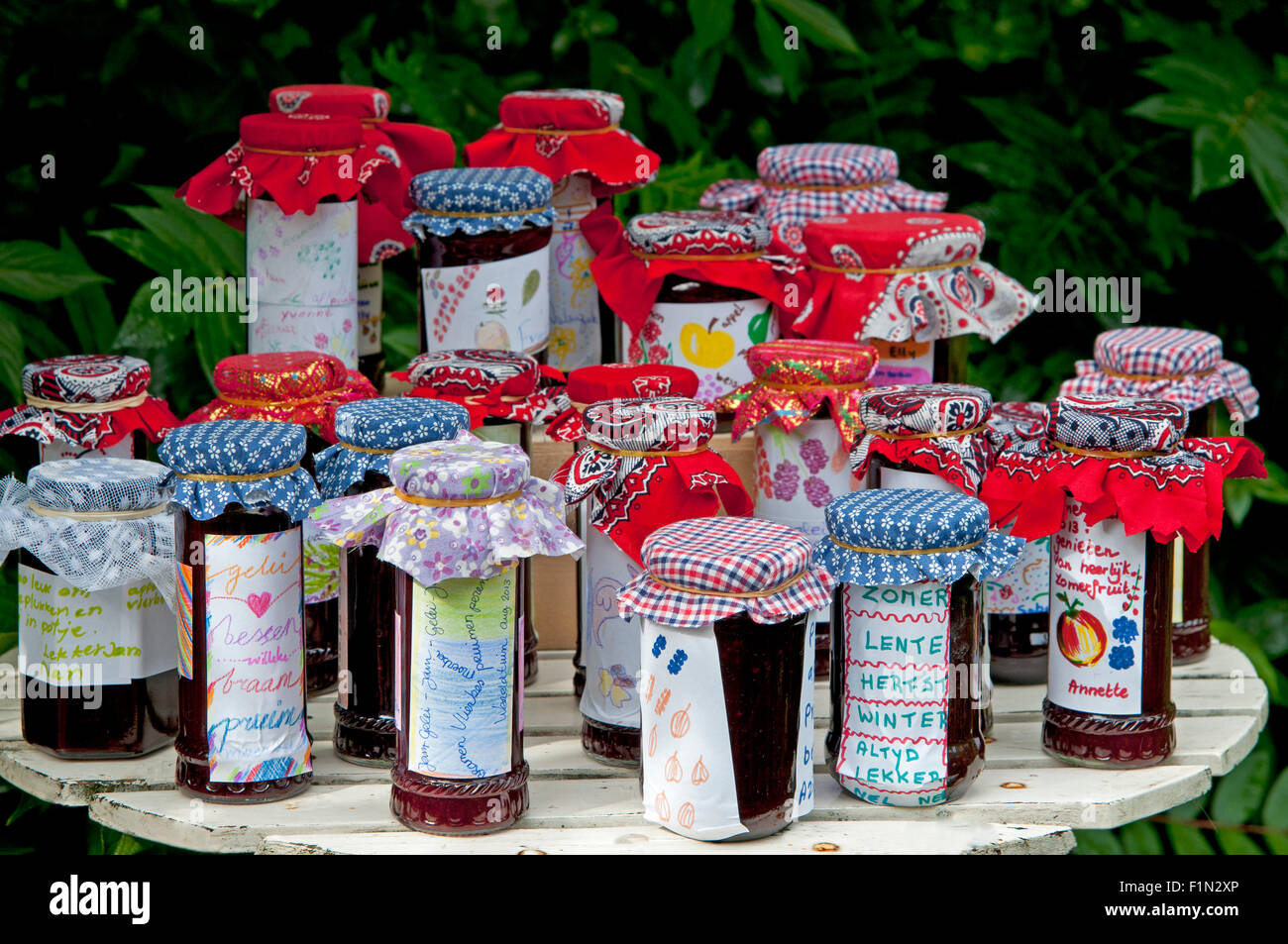 fresh home made jam Stock Photo - Alamy